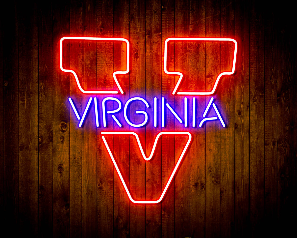 Virginia Cavaliers Handmade Neon Flex LED Sign | PRO LED SIGN