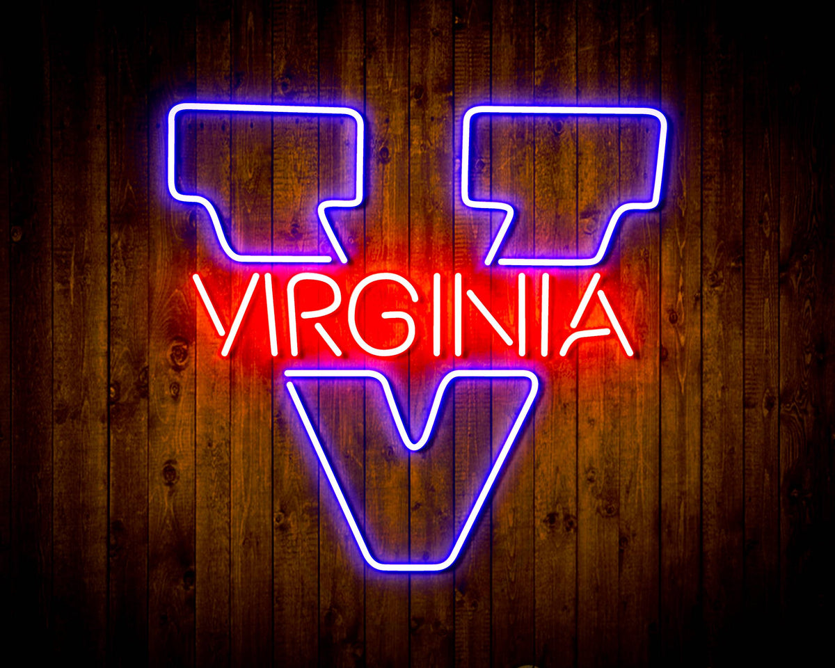 Virginia Cavaliers Handmade Neon Flex LED Sign | PRO LED SIGN