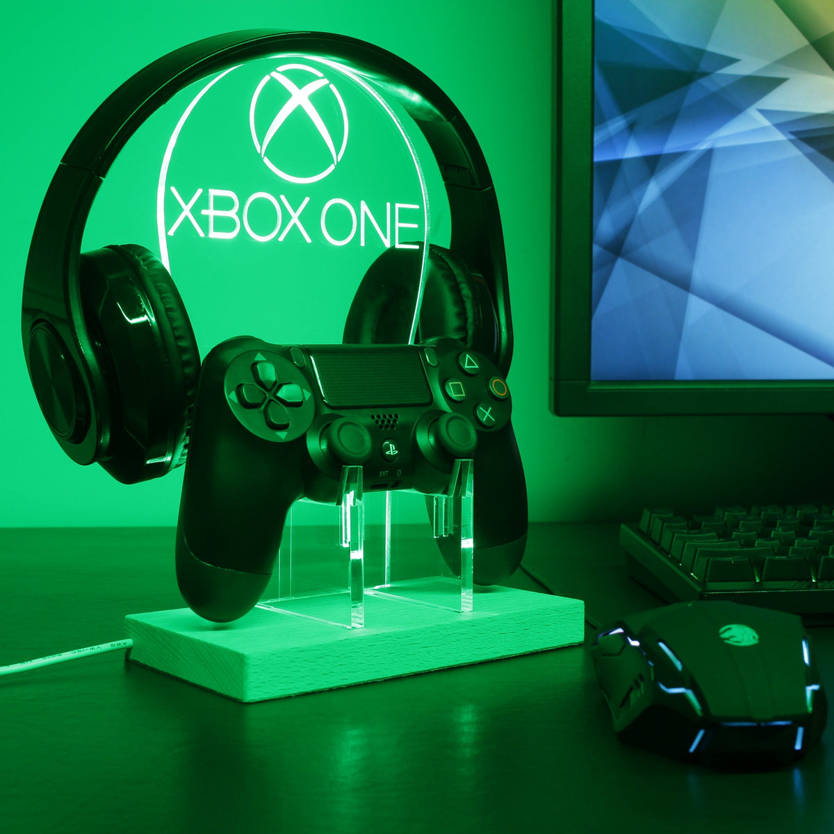 XBOX ONE LED Gaming Headset Controller Stand | PRO LED SIGN