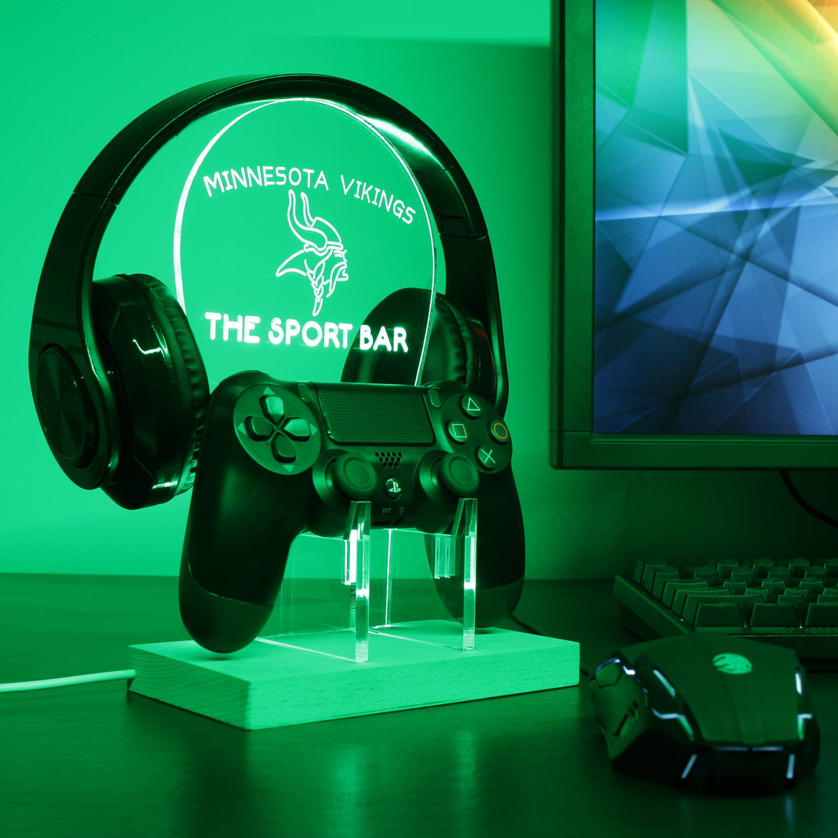 Minnesota Vikings NFL Football Club Custom Personalized Led Headset ...