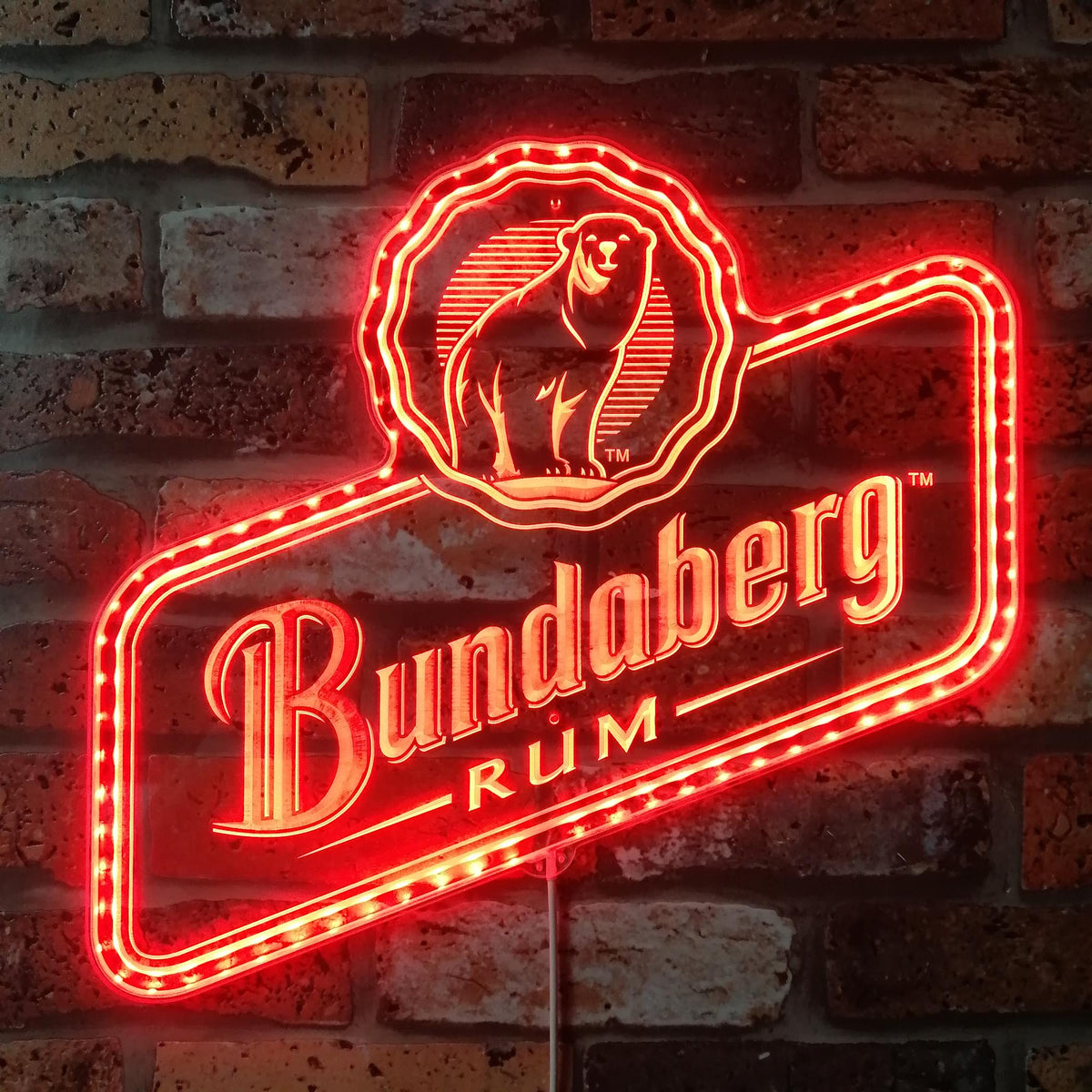Bundaberg Rum Dynamic RGB Edge Lit LED Sign | PROLEDSIGN