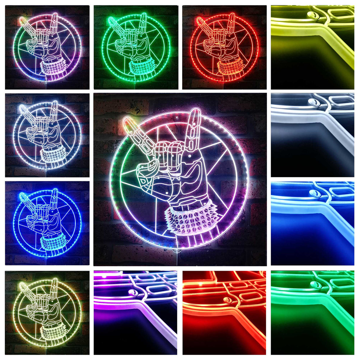 Cyberpunk 2077 Silverhand Dynamic RGB Edge Lit LED Sign | PROLEDSIGN