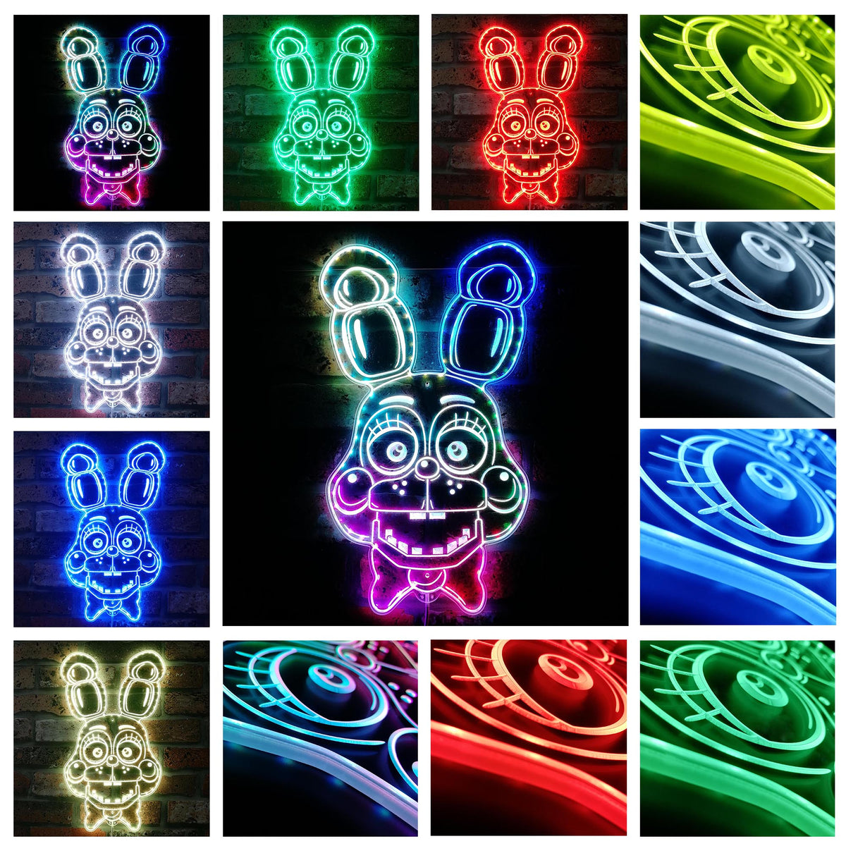 Five Nights af Freddy's Bonnie Dynamic RGB Edge Lit LED Sign | PROLEDSIGN