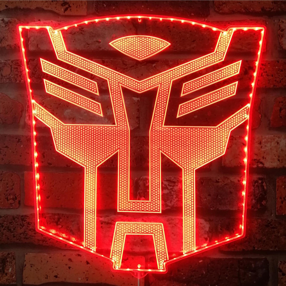 Transformers Dynamic RGB Edge Lit LED Sign | PROLEDSIGN