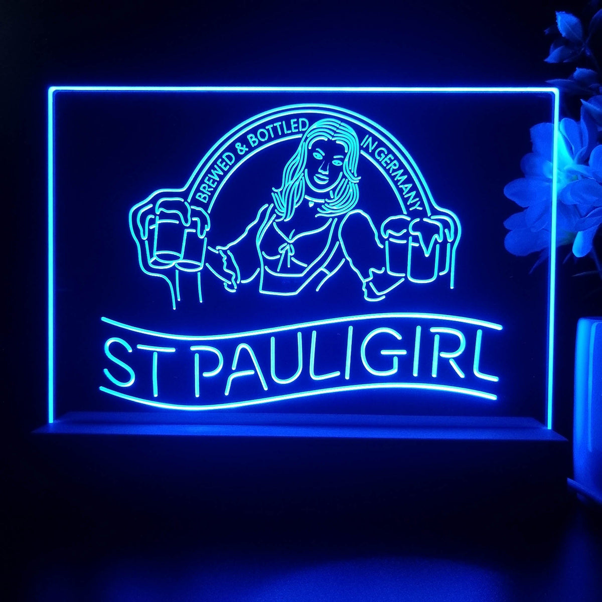 St. Paul Girl Man Cave Neon Pub Bar Sign LED Lamp | PRO LED SIGN