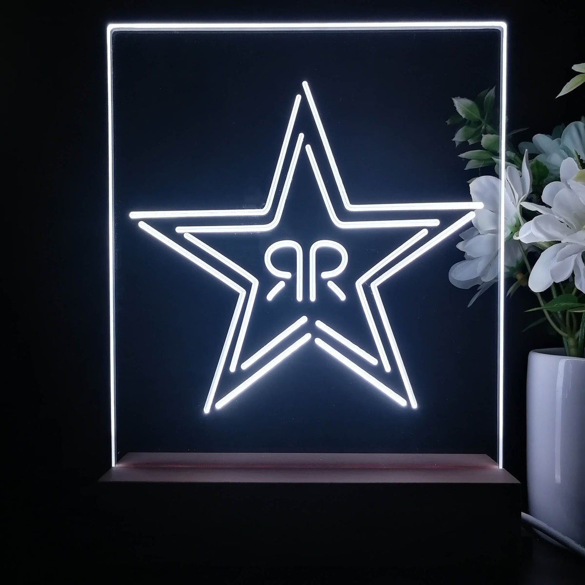 Rockstar Energy Neon Sign Table Lamp Display | PRO LED SIGN