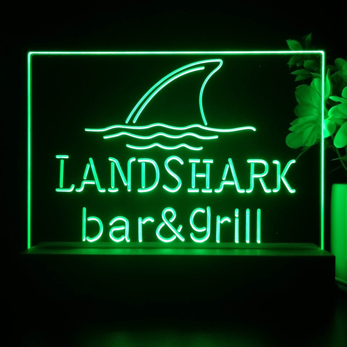 Landshark Bar and Grill Neon Pub Bar Sign LED Lamp | PRO LED SIGN