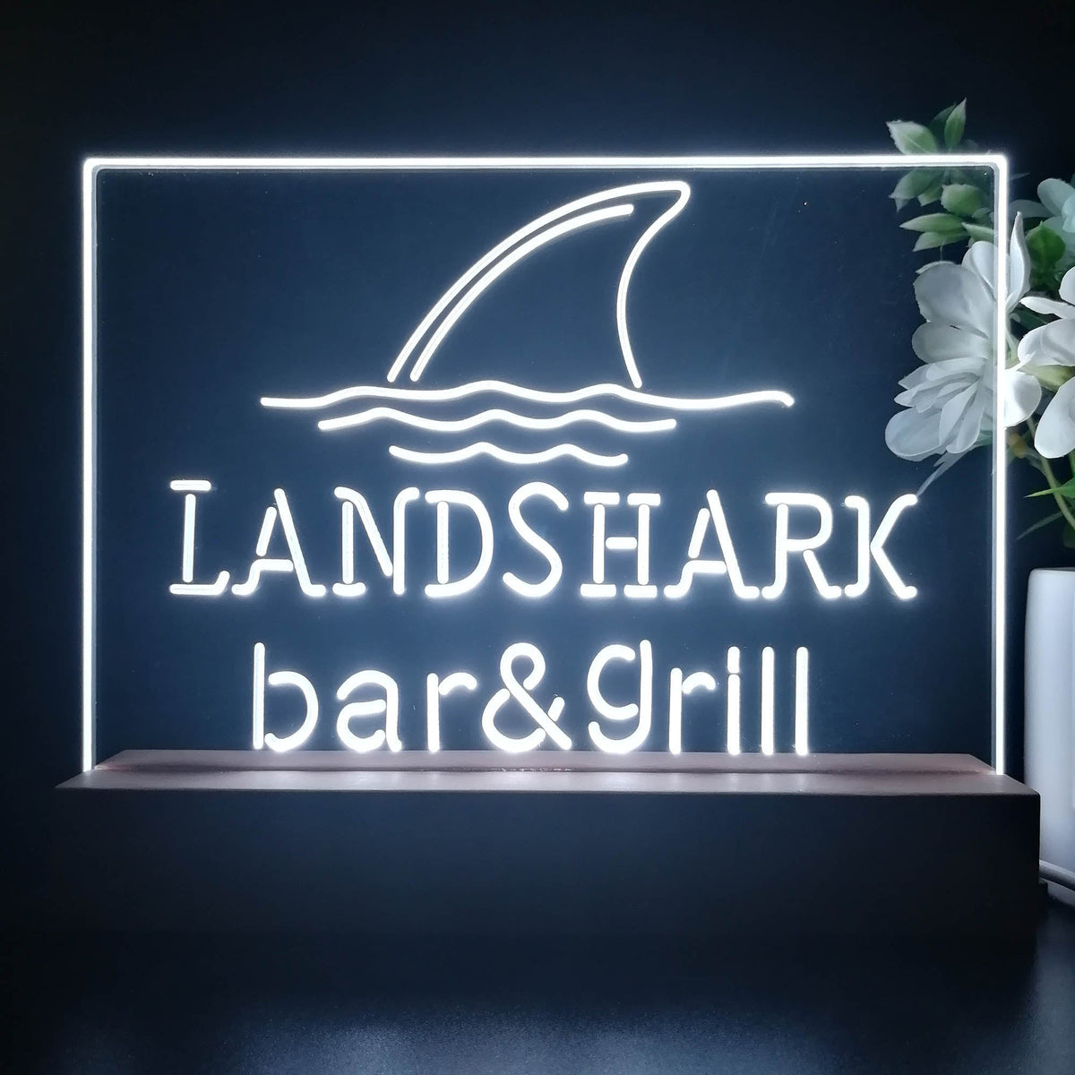 Landshark Bar and Grill Neon Pub Bar Sign LED Lamp | PRO LED SIGN