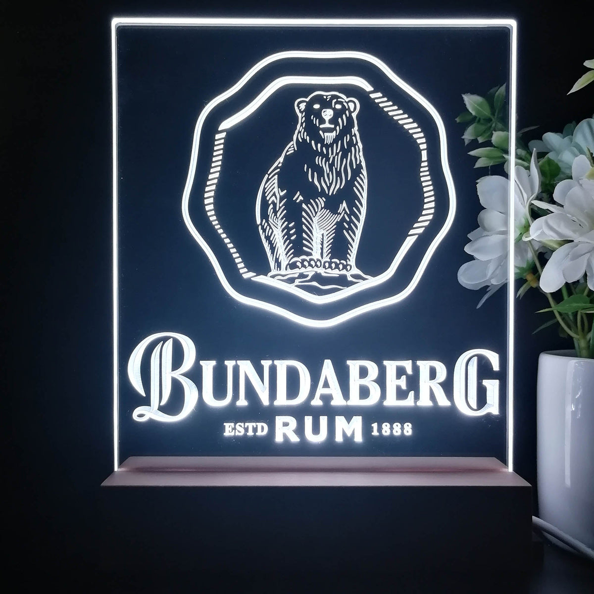 Bundaberg Rum Neon Sign Table Lamp Display | PRO LED SIGN