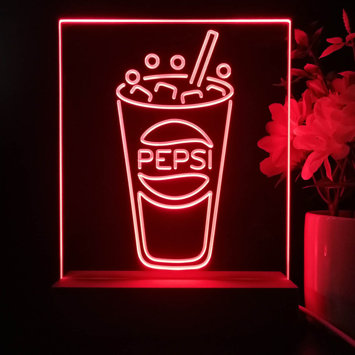 Pepsi Cup Night Light Pub Bar Sign LED Lamp | PRO LED SIGN