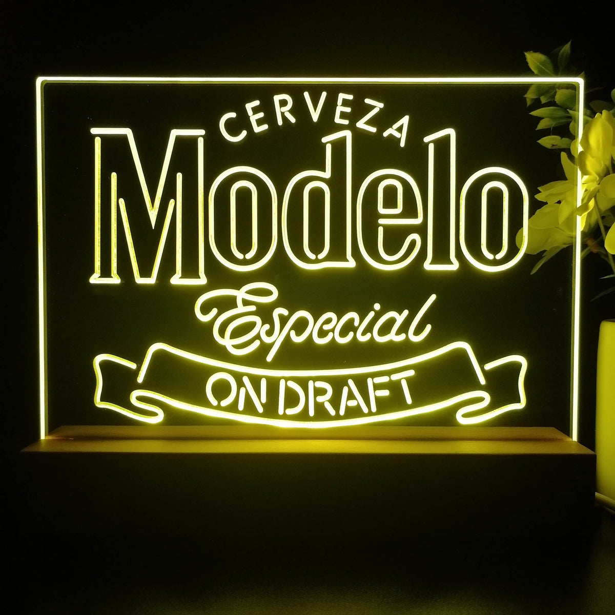 Cerveza Modelo Especial Draft Neon Pub Bar Sign LED Lamp | PRO LED SIGN