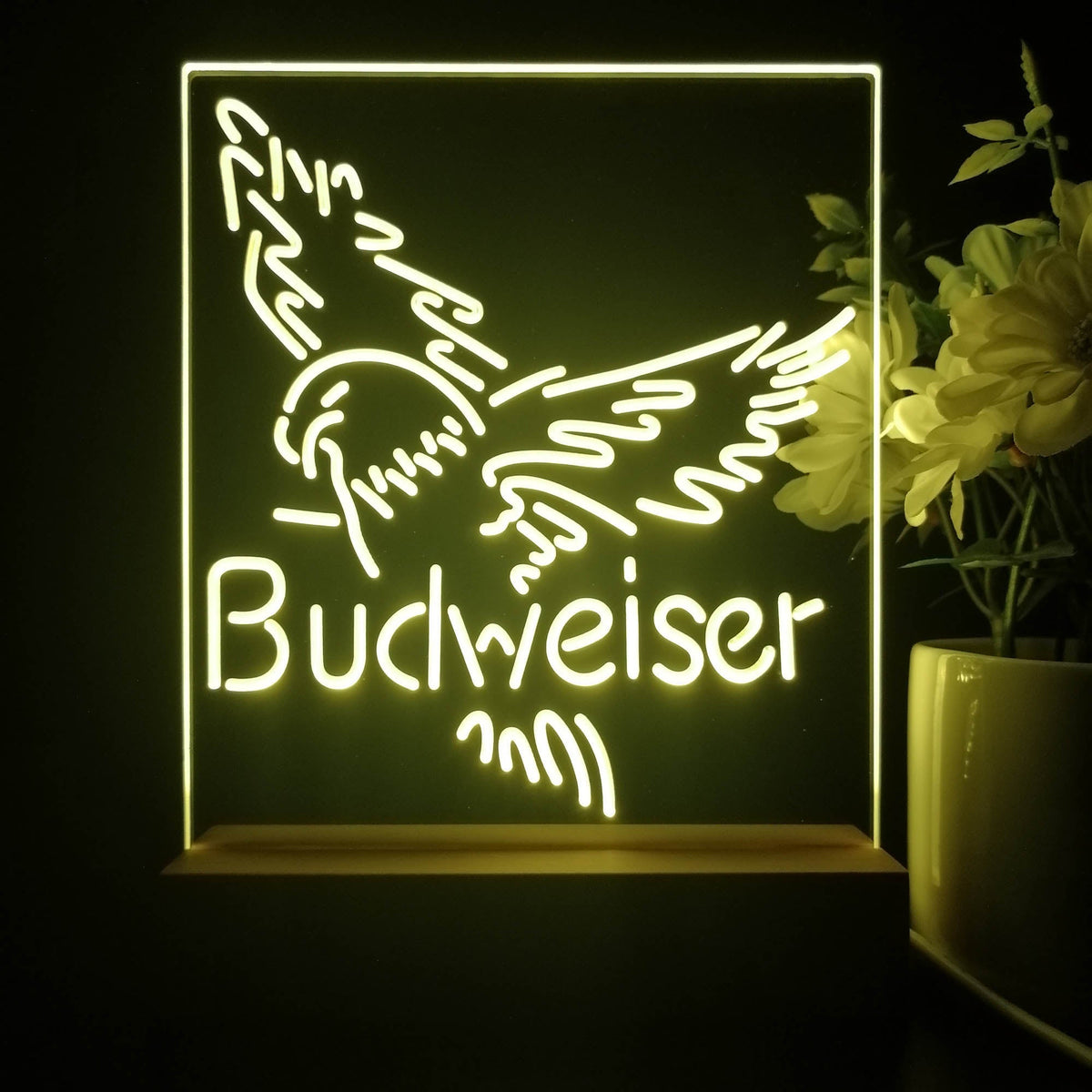 Budweiser Eagle Neon Sign Table Lamp Display | PRO LED SIGN