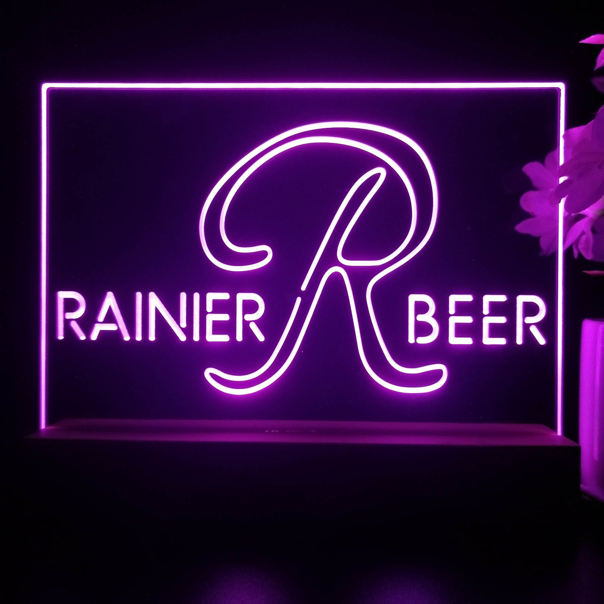 Rainier Beer Neon Pub Bar Sign LED Lamp | PRO LED SIGN