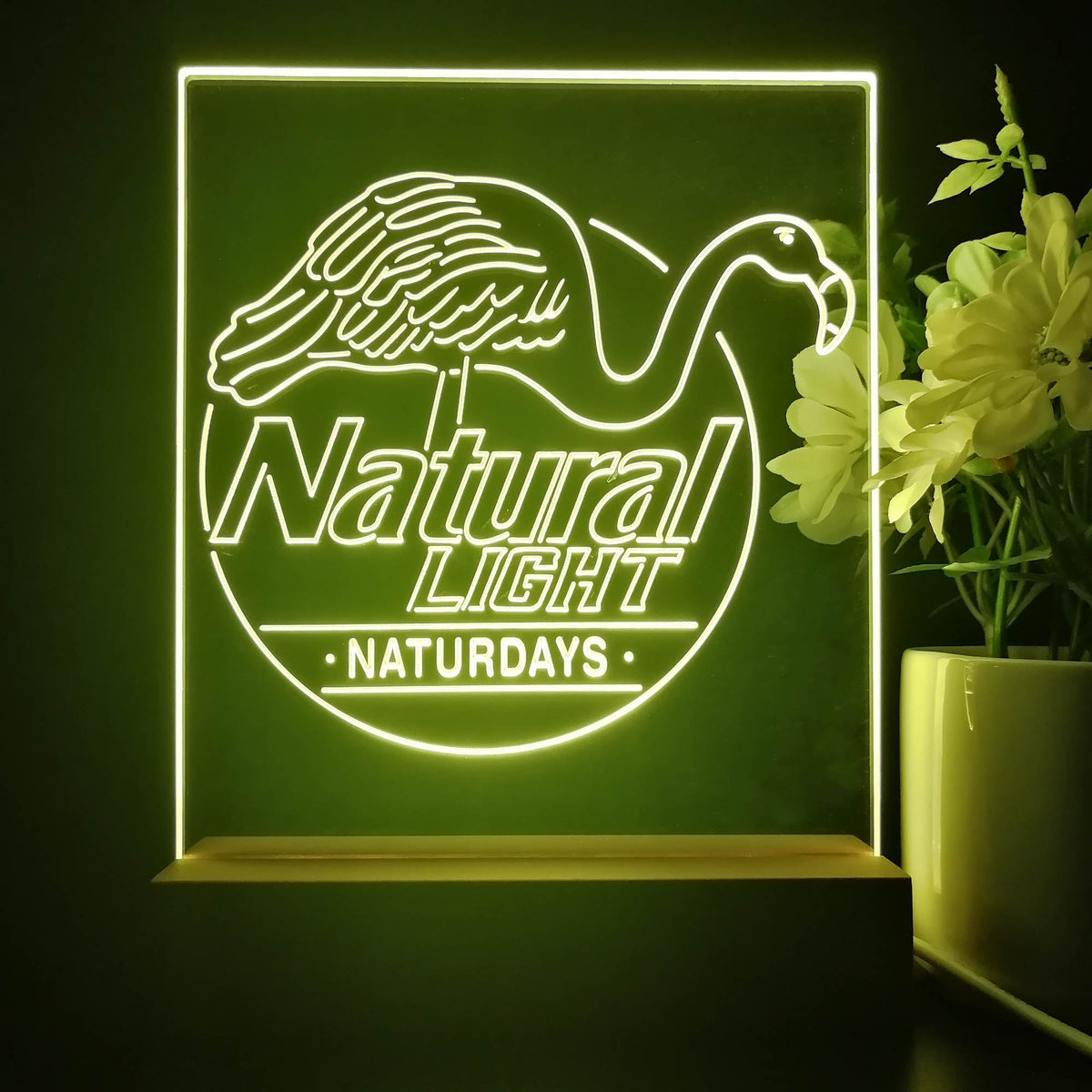 Natural Light Naturdays Neon Sign Table Lamp Display | PRO LED SIGN