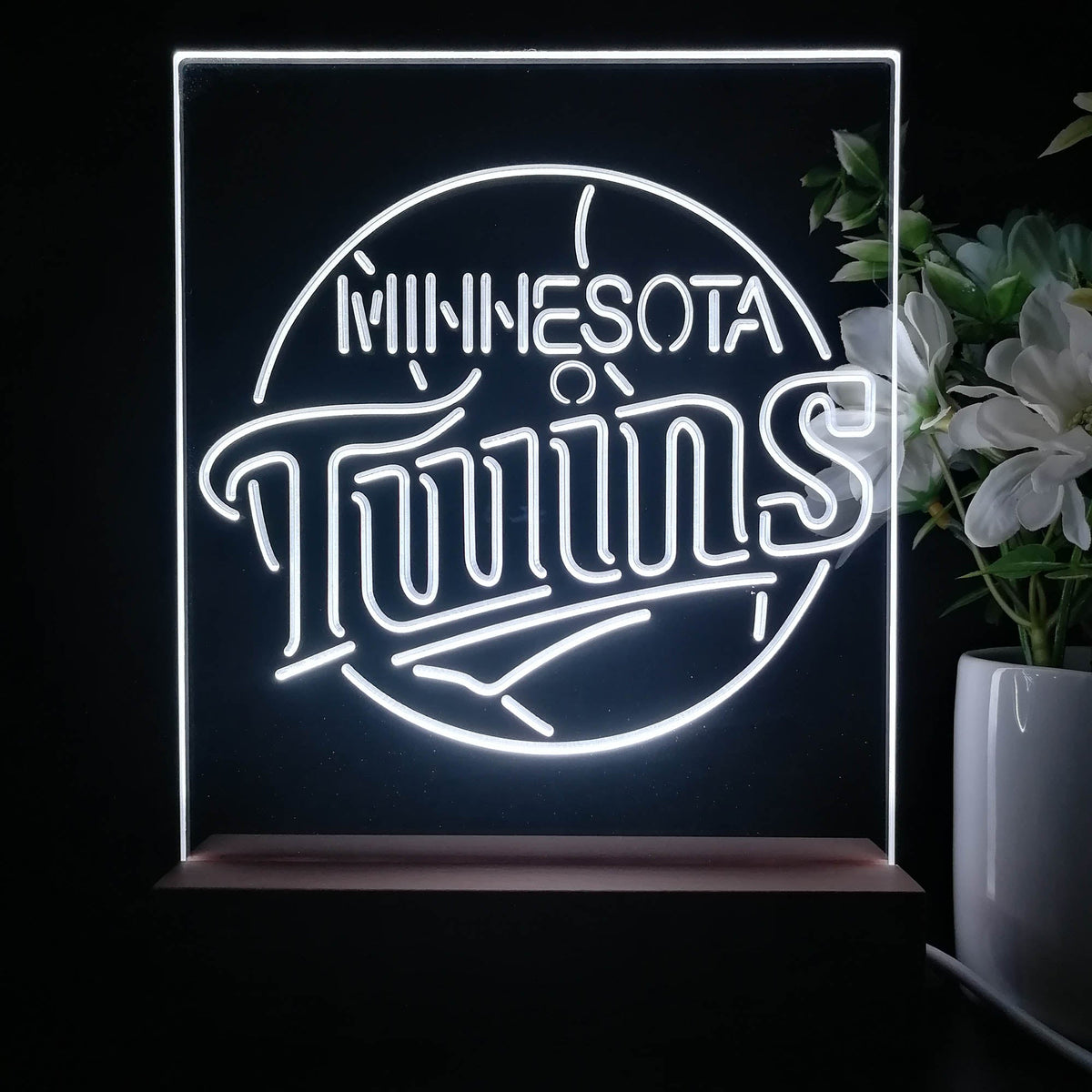 Minnesota Twins Neon Sign Table Lamp Display | PRO LED SIGN