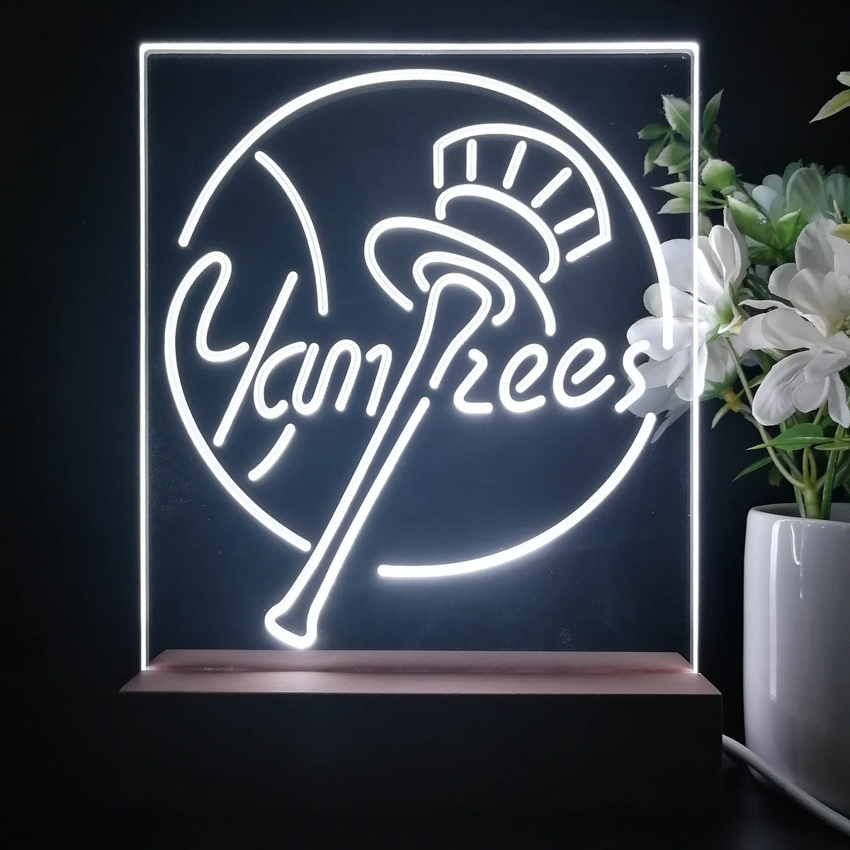 New York Yankees Neon Sign Table Lamp Display | PRO LED SIGN