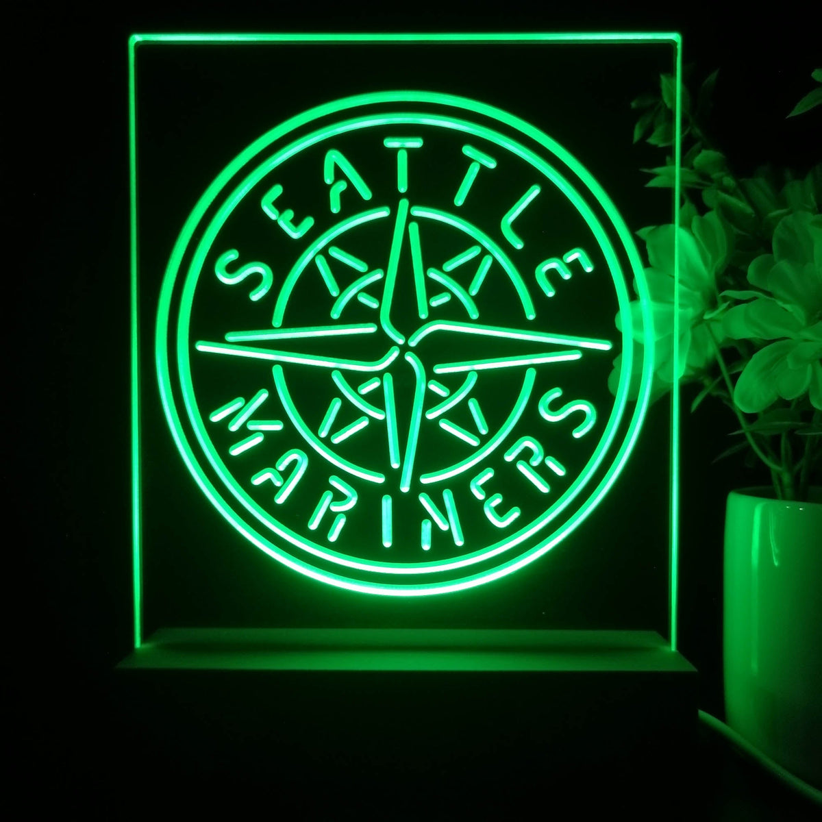 Seattle Mariners Neon Sign Table Lamp Display | PRO LED SIGN