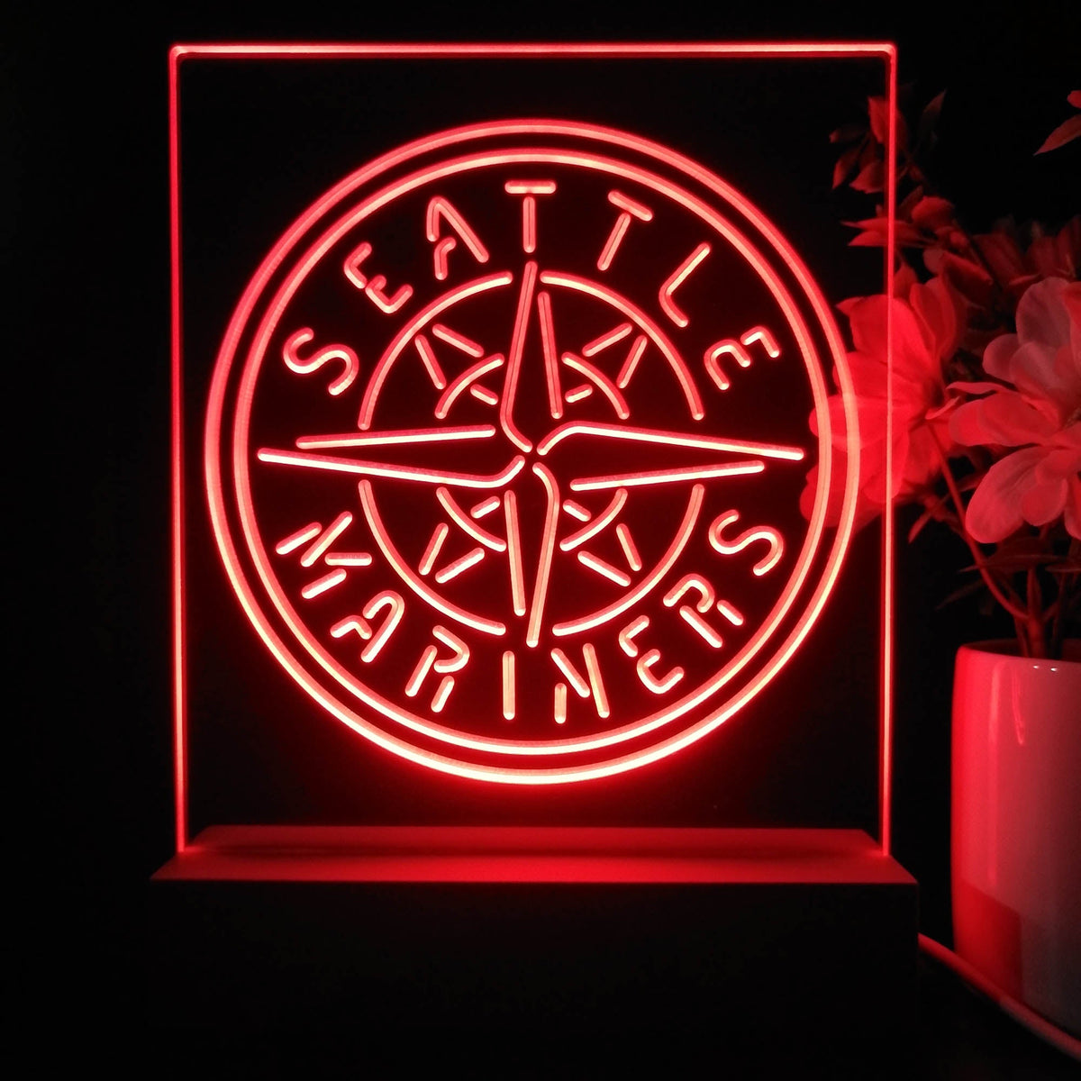 Seattle Mariners Neon Sign Table Lamp Display | PRO LED SIGN