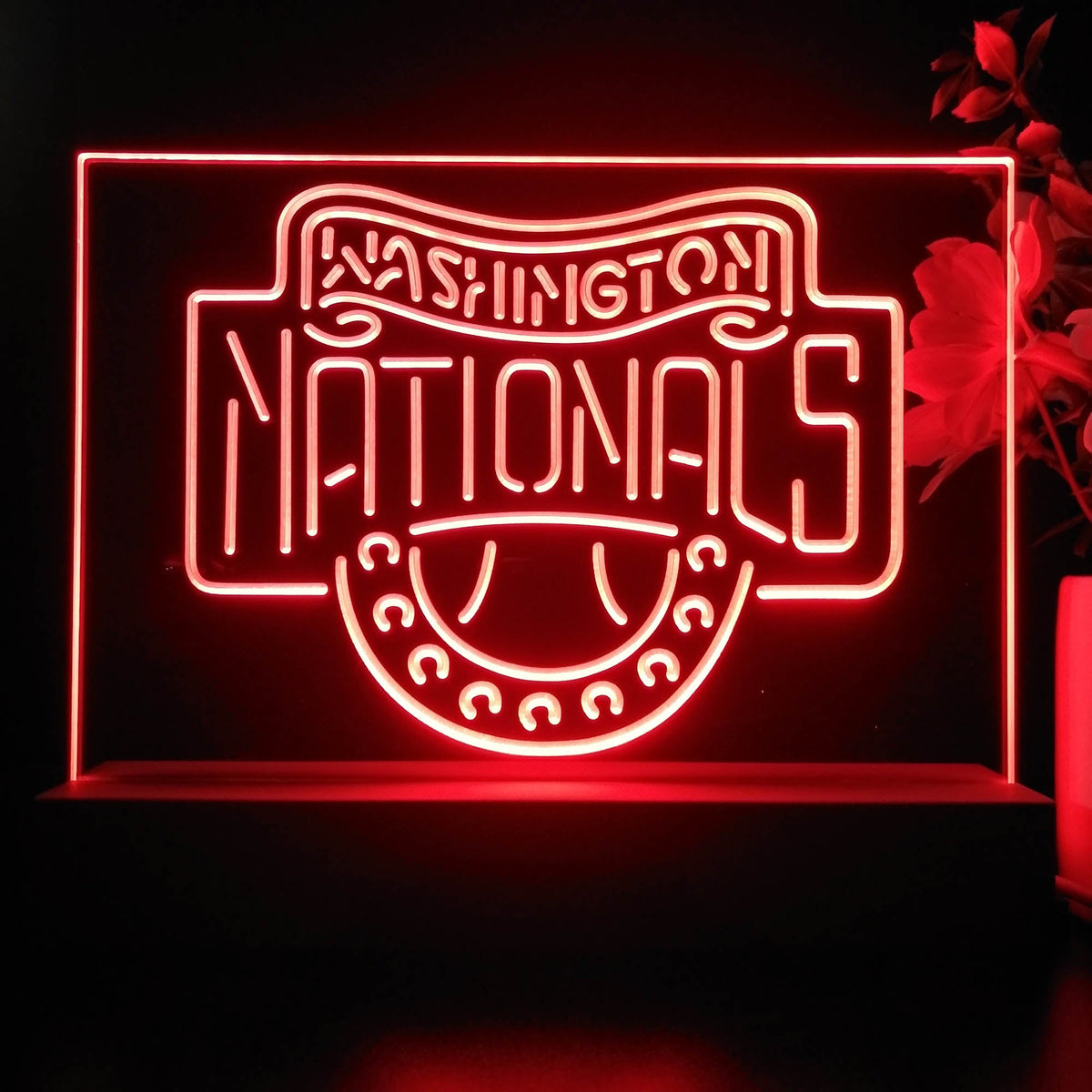 Washington Nationals Neon Pub Bar Sign LED Lamp | PRO LED SIGN