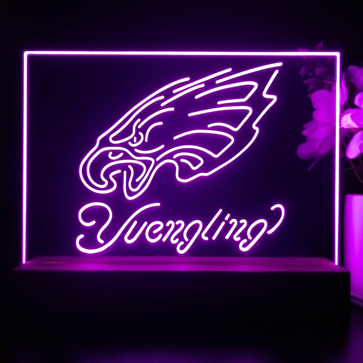 Yuengling Philadelphia Eagle Neon Sign Table Lamp Display | PRO LED SIGN