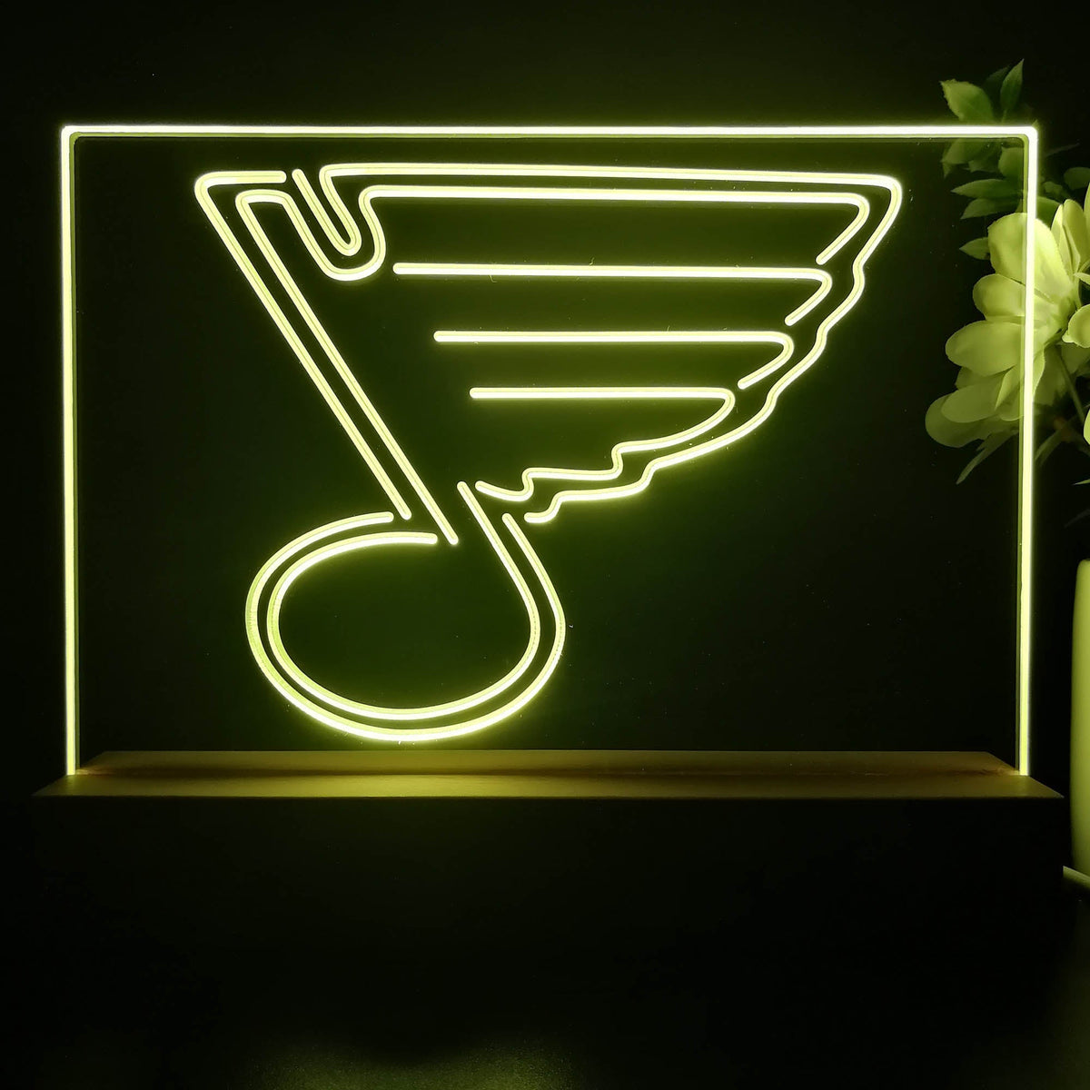 St Louis Blues Neon Sign Table Lamp Display | PRO LED SIGN