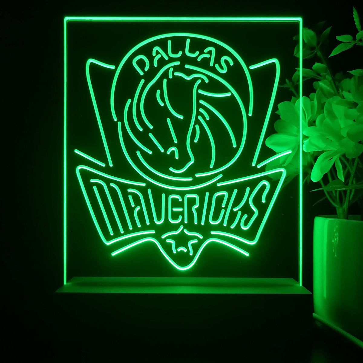 Dallas Mavericks Night Light Pub Bar Sign LED Lamp | PRO LED SIGN
