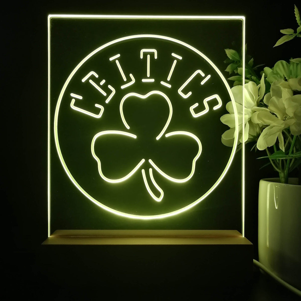 Boston Celtics Neon Sign Table Lamp Display | PRO LED SIGN