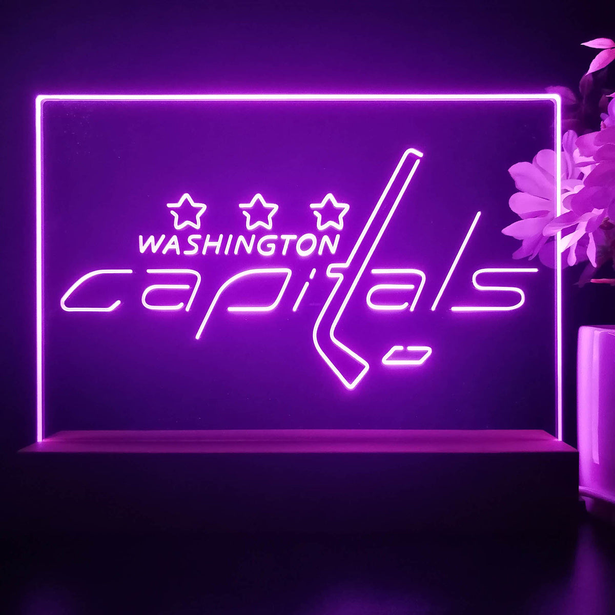 Washington Capitals Neon Pub Bar Sign LED Lamp | PRO LED SIGN