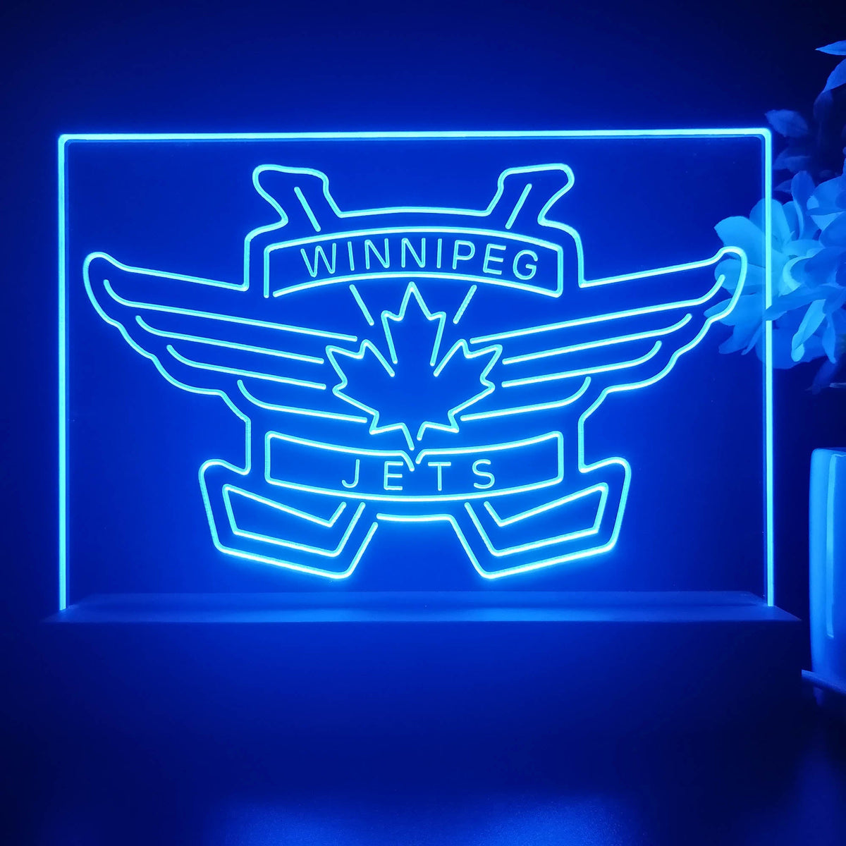 Winnipeg Jets Neon Pub Bar Sign LED Lamp | PRO LED SIGN
