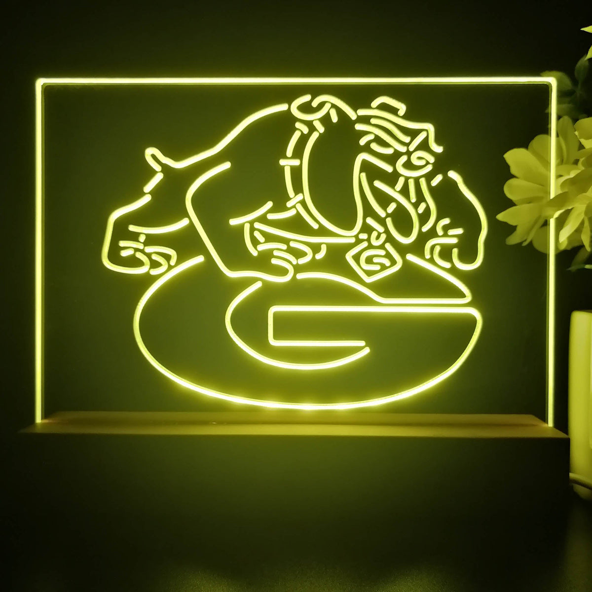 Georgia Bulldogs Neon Pub Bar Sign LED Lamp | PRO LED SIGN