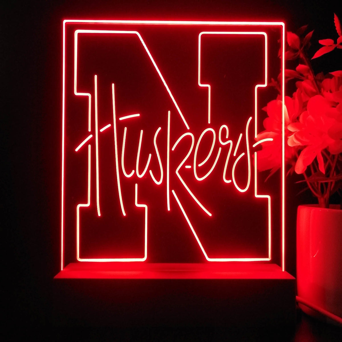 Nebraska Cornhuskers Neon Pub Bar Sign LED Lamp | PRO LED SIGN
