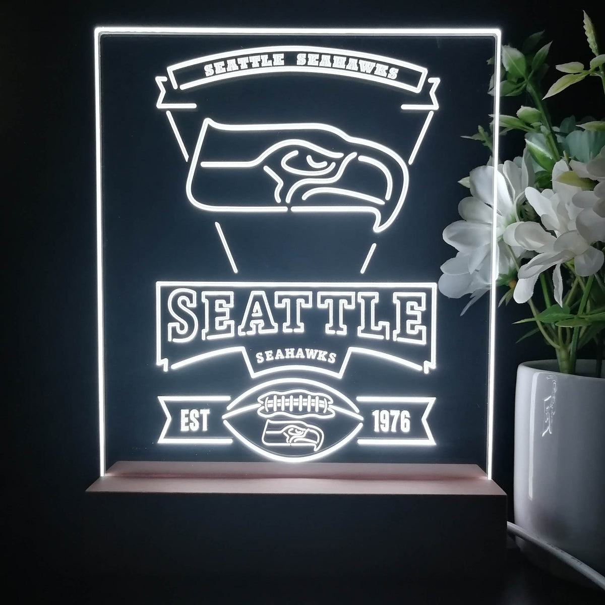 Seattle Seahawks Neon Pub Bar Sign LED Lamp | PRO LED SIGN