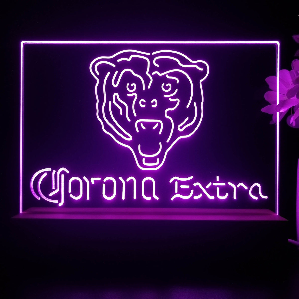 Corona Extra Bar Chicago Bears Est. 1920 Neon Pub Bar Sign LED Lamp ...