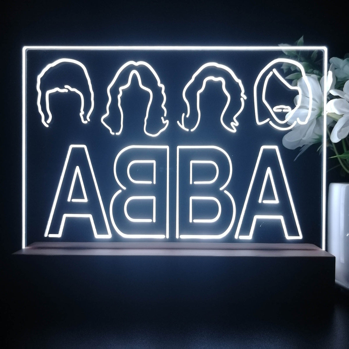 ABBA Band Music Neon Sign Table Lamp Display | PRO LED SIGN