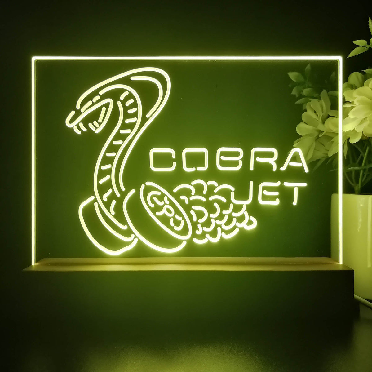 Cobra Jet Car Neon Sign Table Lamp Display | PRO LED SIGN