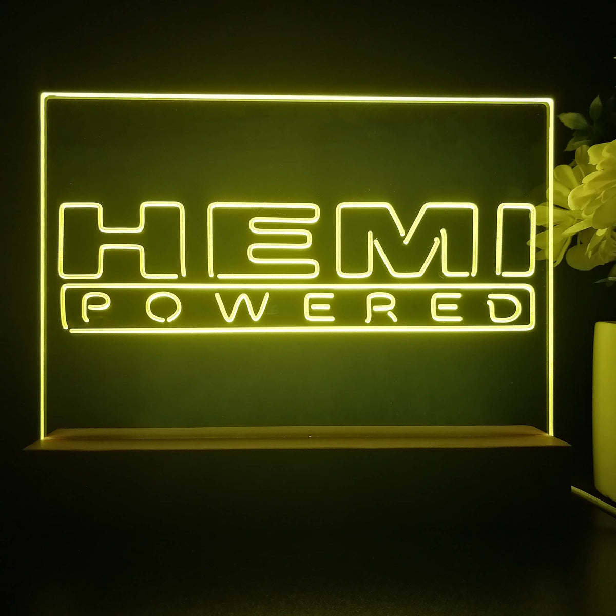 Hemi Powered Car Neon Sign Table Lamp Display | PRO LED SIGN
