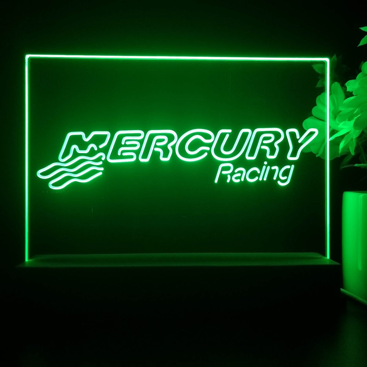Mercury Racing Neon Sign Table Lamp Display | PRO LED SIGN