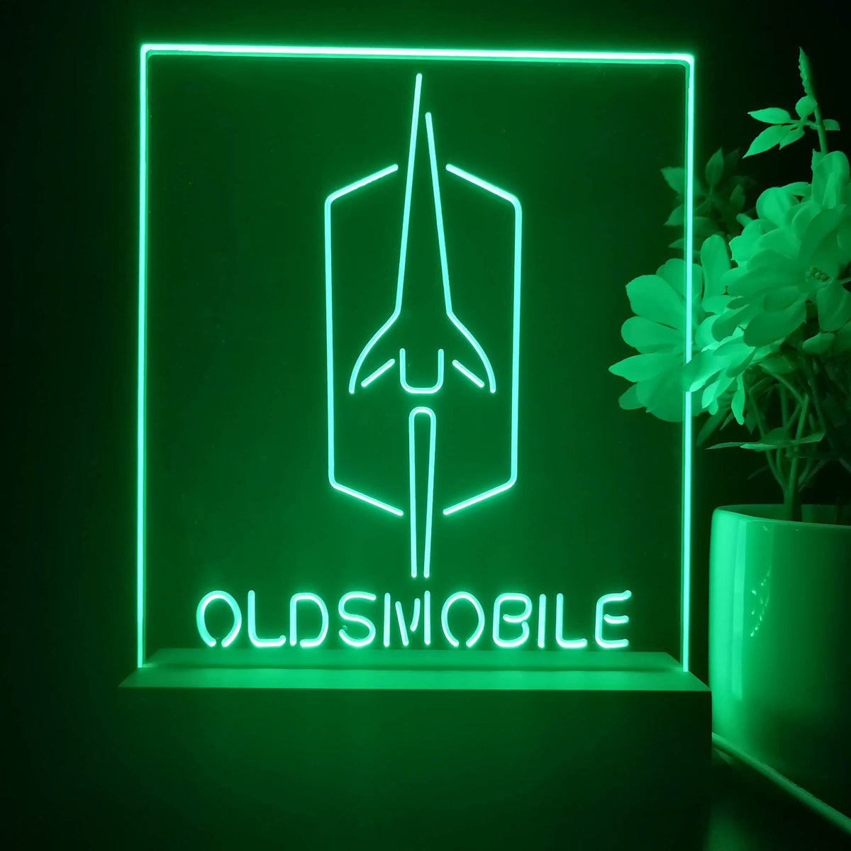 Oldsmobile Neon Sign Table Lamp Display | PRO LED SIGN