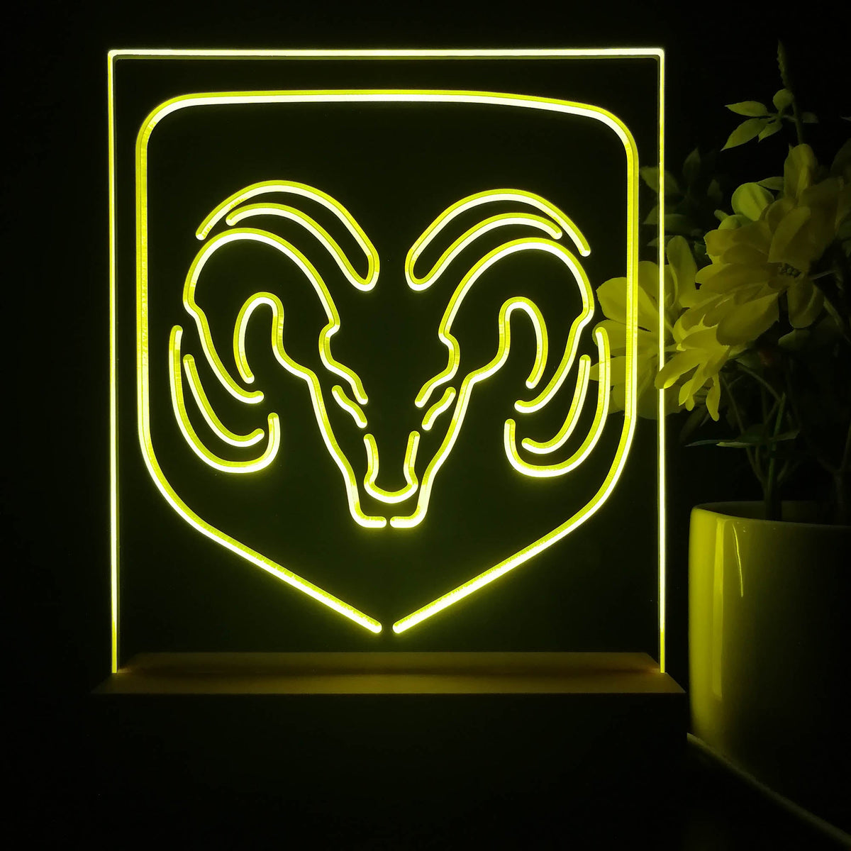 Dodge Ram Neon Sign Table Lamp Display | PRO LED SIGN