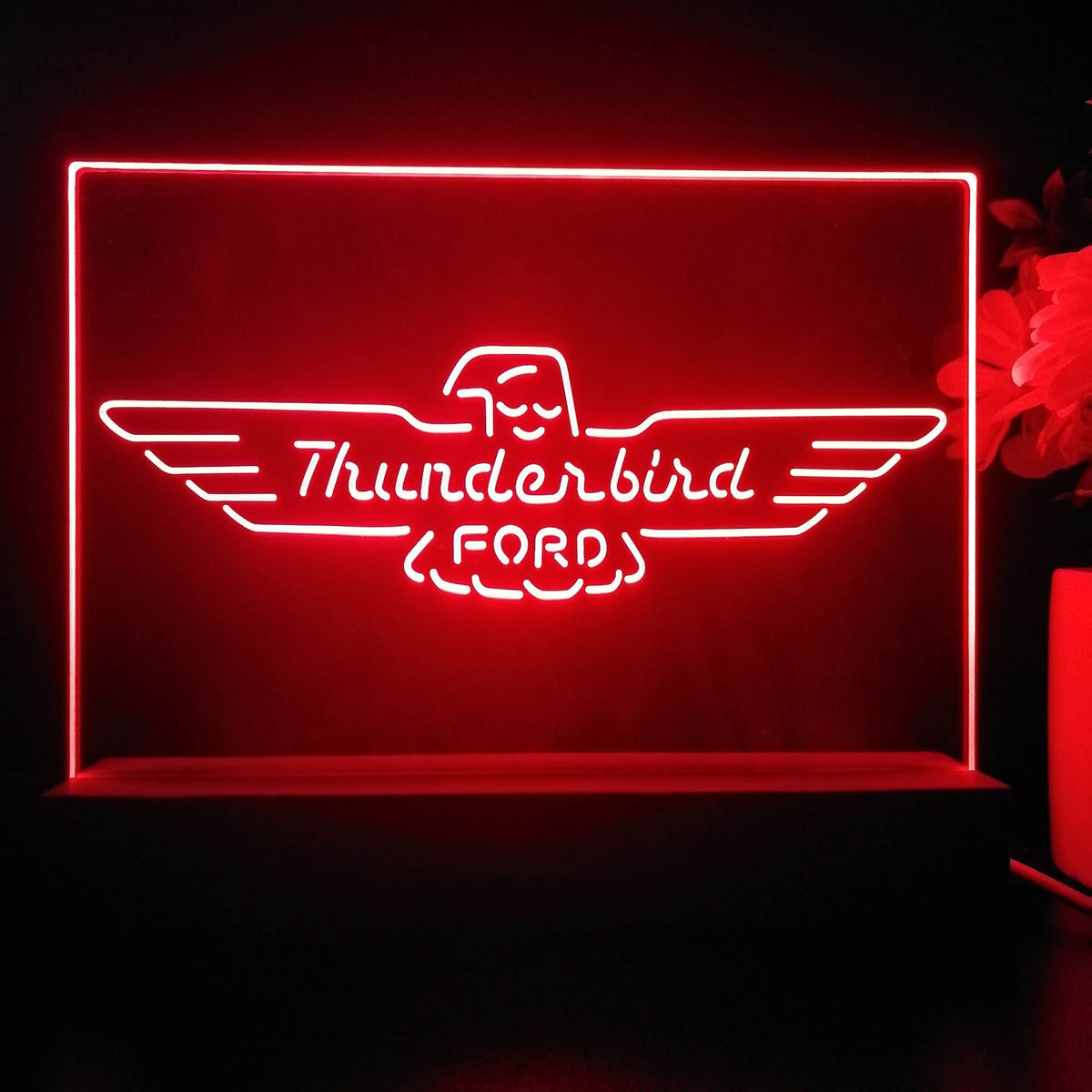 Ford Thunderbird Neon Sign Table Lamp Display | PRO LED SIGN