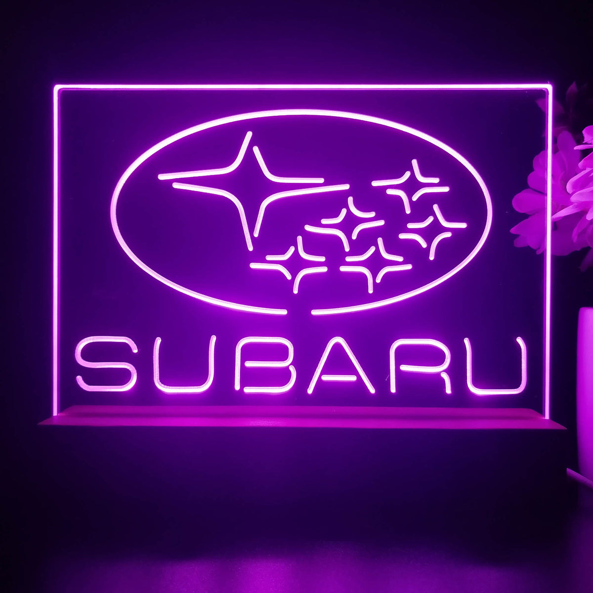 Subaru Car Neon Sign Table Lamp Display | PRO LED SIGN