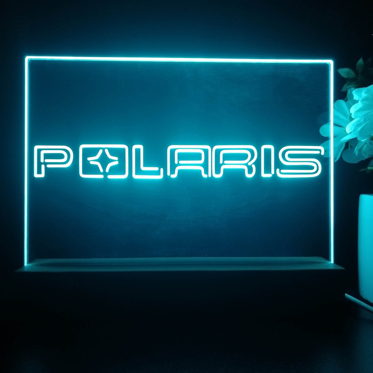 Polaris Snowmobile Neon Sign Table Lamp Display | PRO LED SIGN