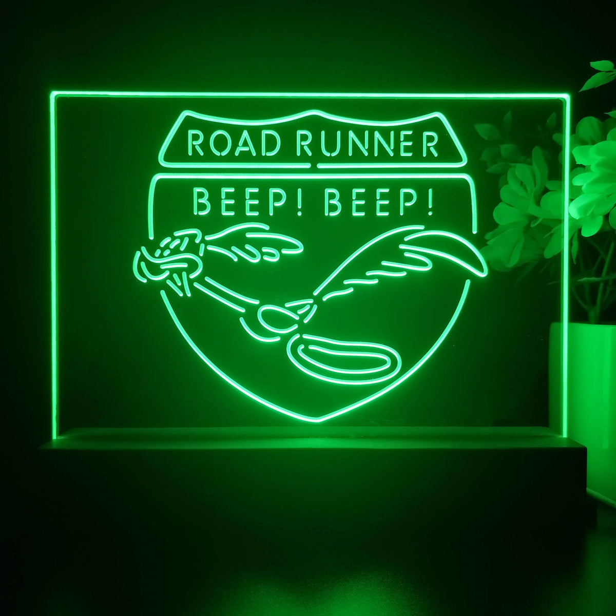 Road Runner Beep Beep Neon Sign Table Lamp Display | PRO LED SIGN