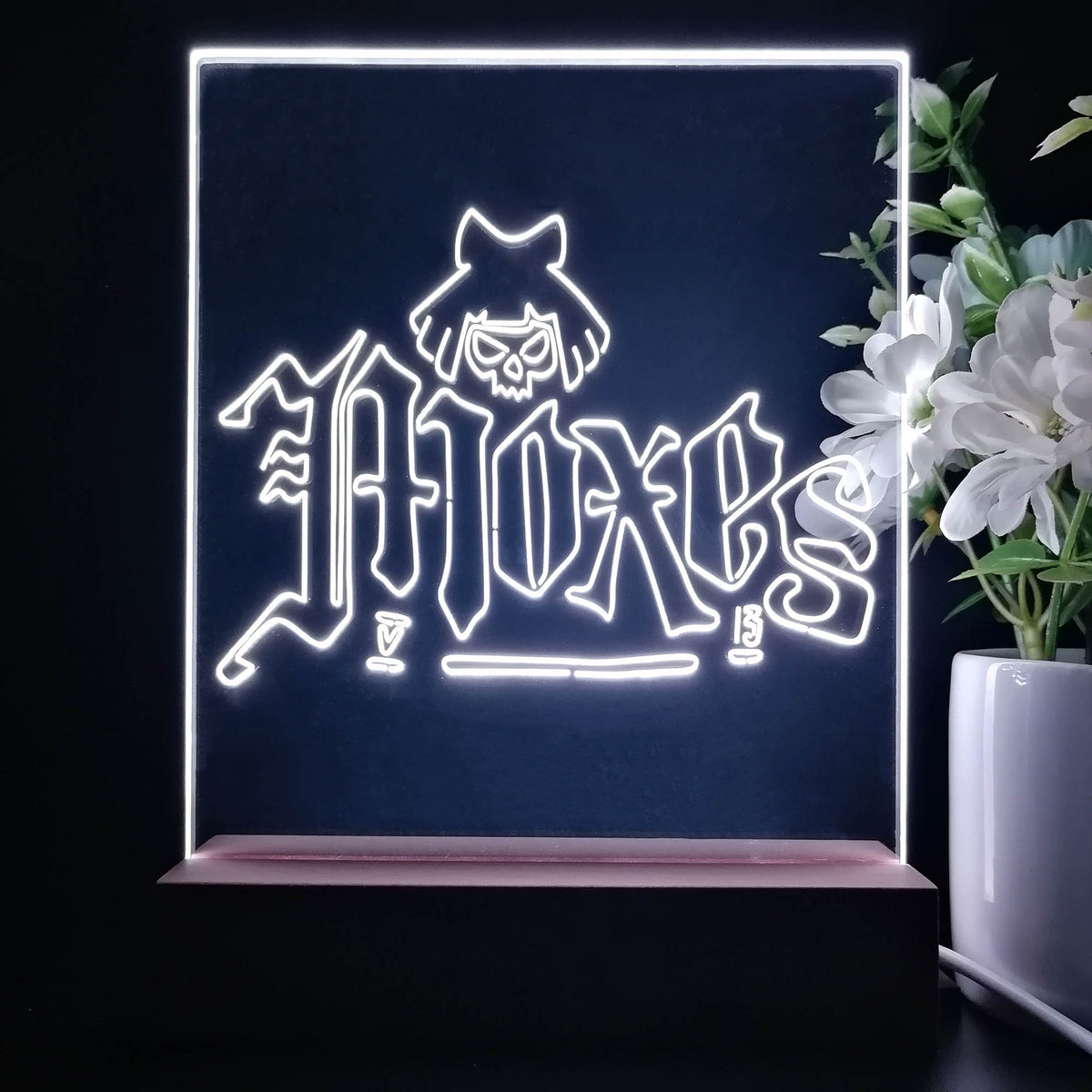 Cyberpunk 2077 Moxes Gamer Tag LED Sign Lamp Display | PRO LED SIGN