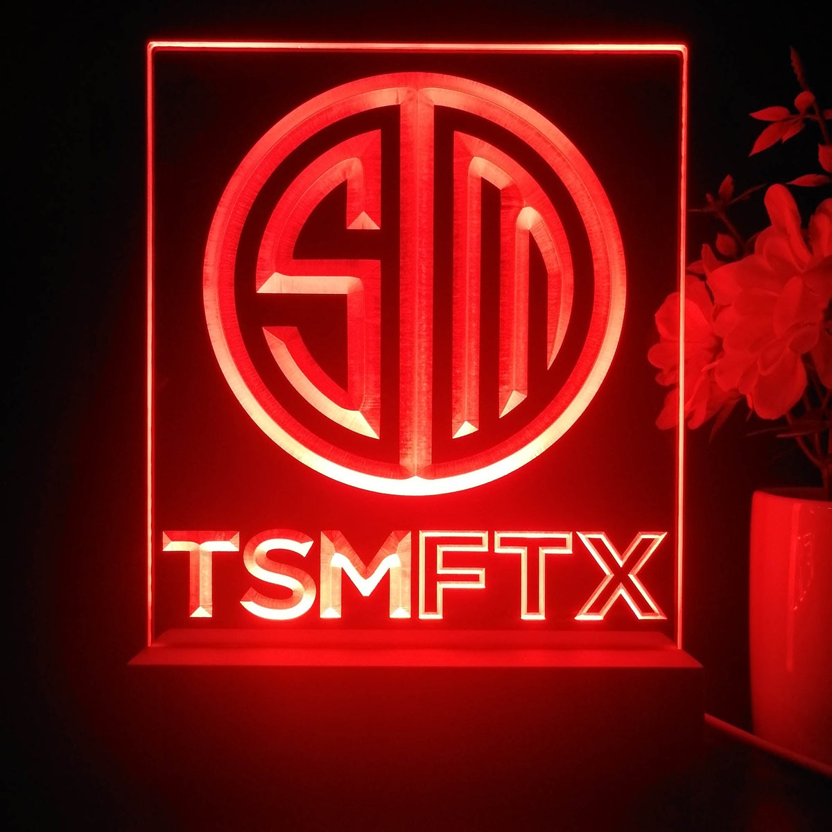 TSM Team Neon Sign Table Lamp Display | PRO LED SIGN