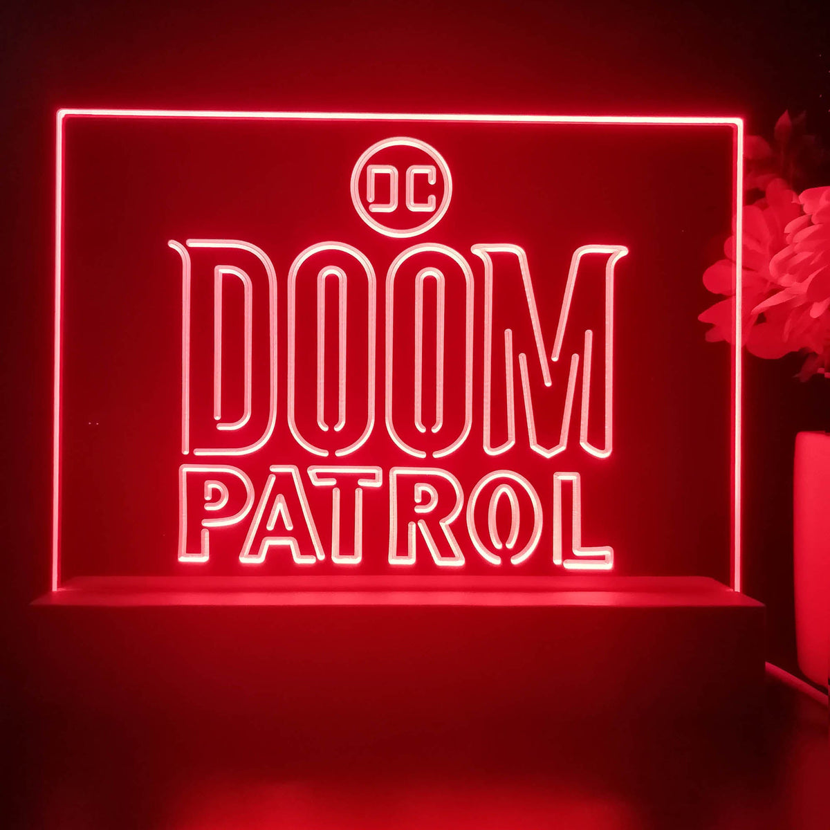 Doom Patrol Neon Sign Table Lamp Display | PRO LED SIGN
