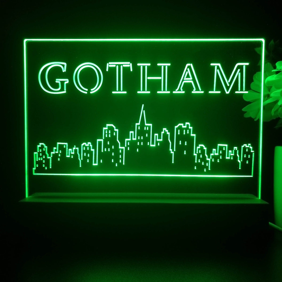 Gotham Neon Sign Table Lamp Display | PRO LED SIGN