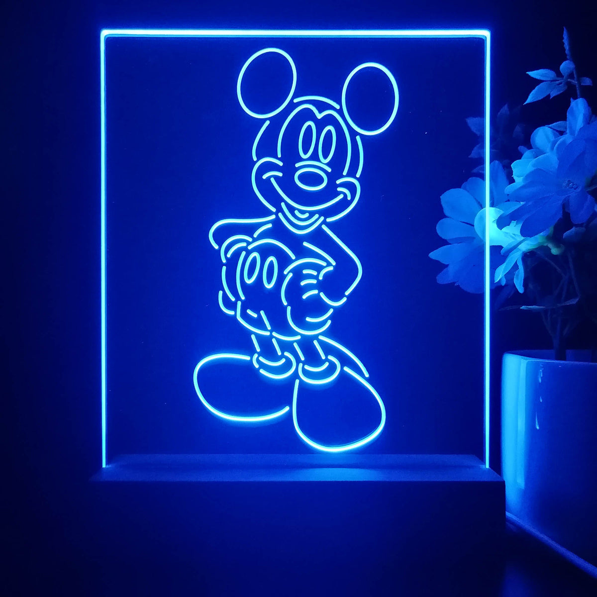 Mickey Mouse Kids Room Neon Sign Table Lamp Display | PRO LED SIGN