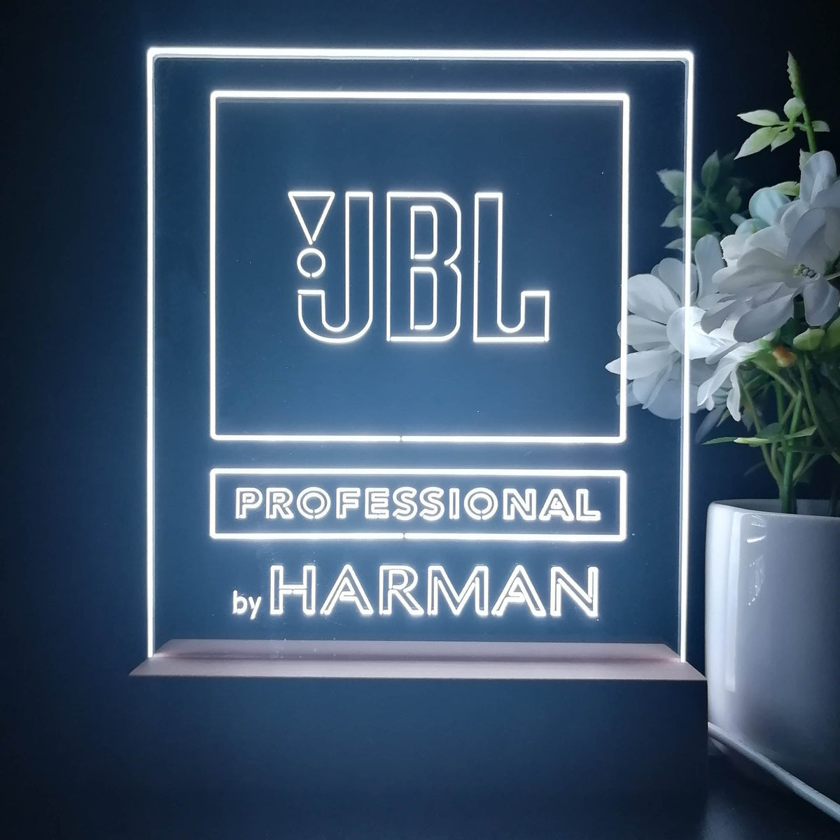 JBL Professional Harman Audio Home Theater Cinema Neon Sign Table Lamp ...