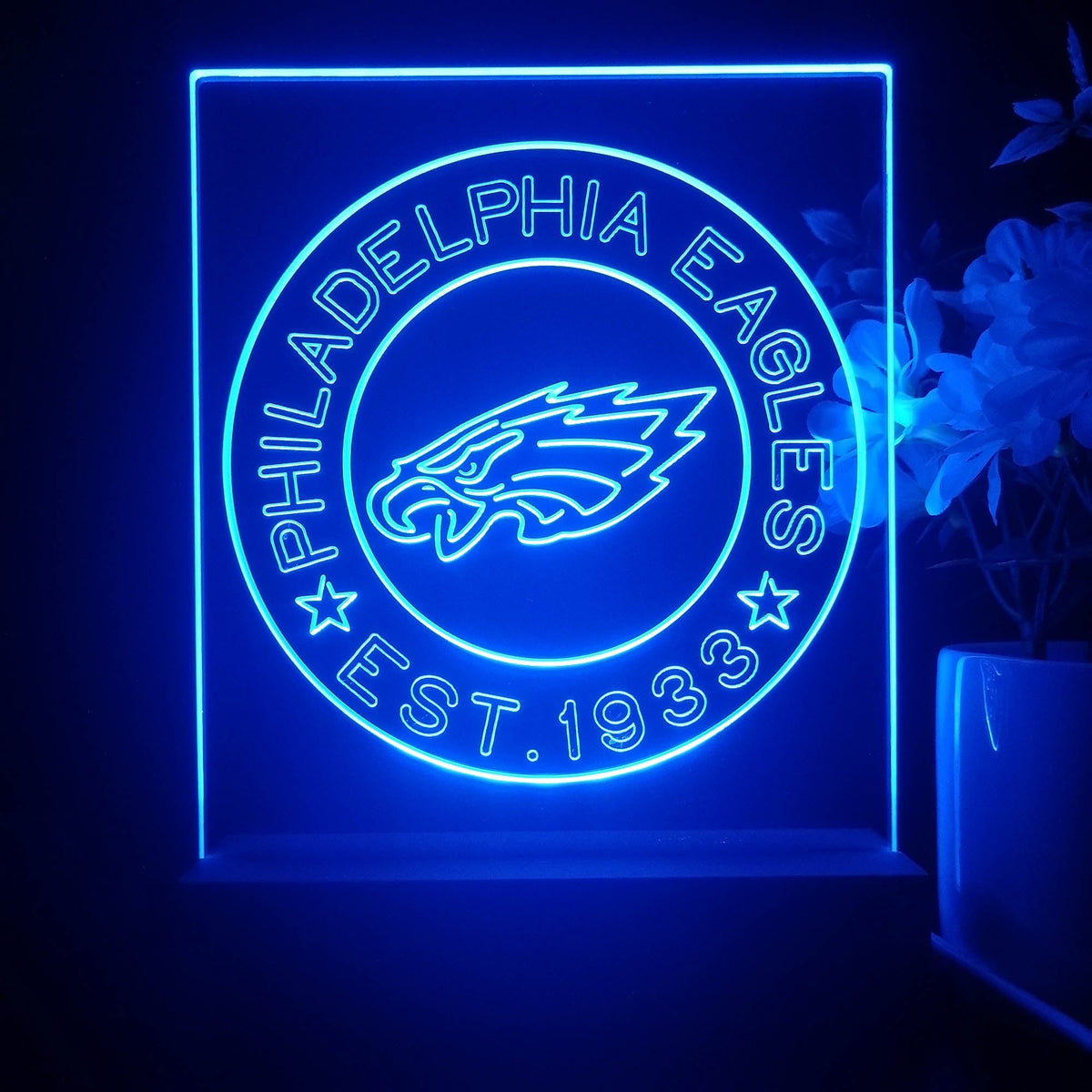 Personalized Philadelphia Eagles Neon Sign Table Lamp Display | PRO LED ...